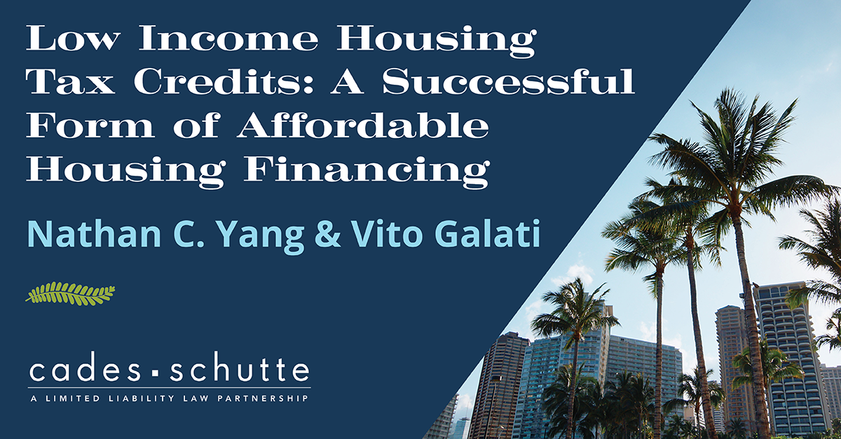 Low Income Housing Tax Credits: A Successful Form of Affordable Housing ...